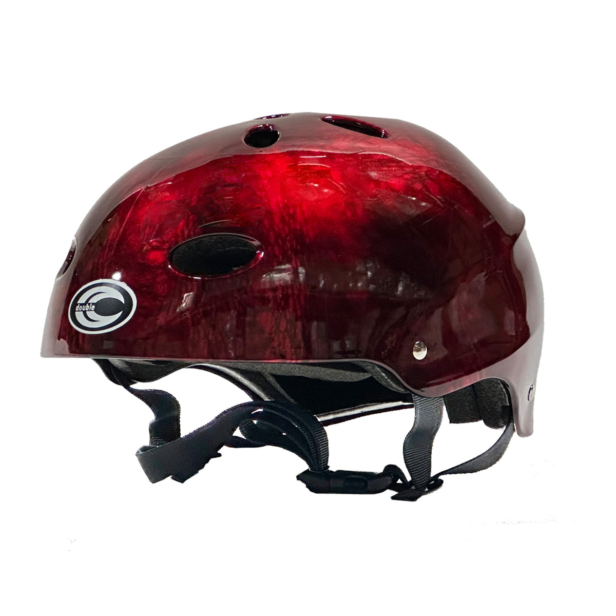 DOUBLE CPSC Skate Multisport Helmet Red Wave Small – Sol-Effect
