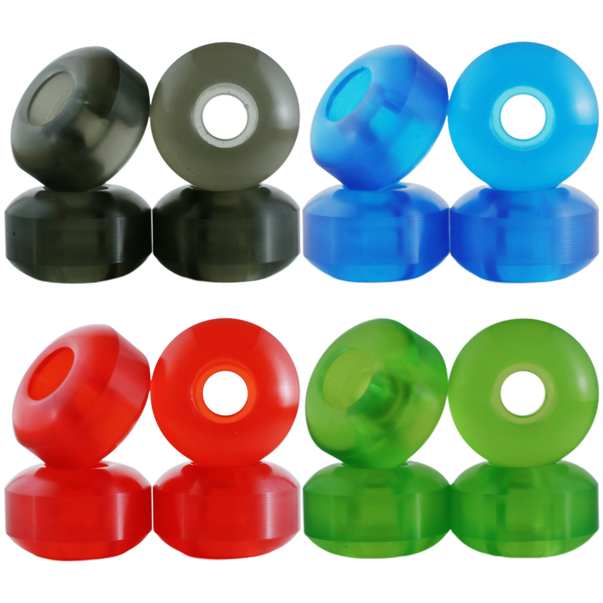 BLANK 53mm 99A Transparent Skateboard Wheels – Sol-Effect